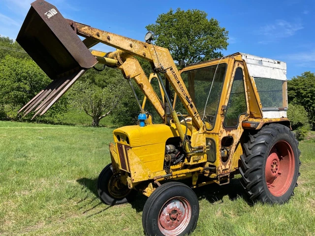1979 DAVID BROWN 885 Industrial Tractor with Loader £3,750.00 - PicClick UK