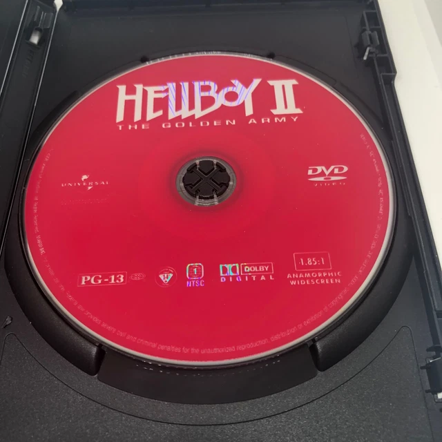 HELLBOY (DVD, 2004, 2-Disc Set, Special Edition) Hellboy II (DVD ...