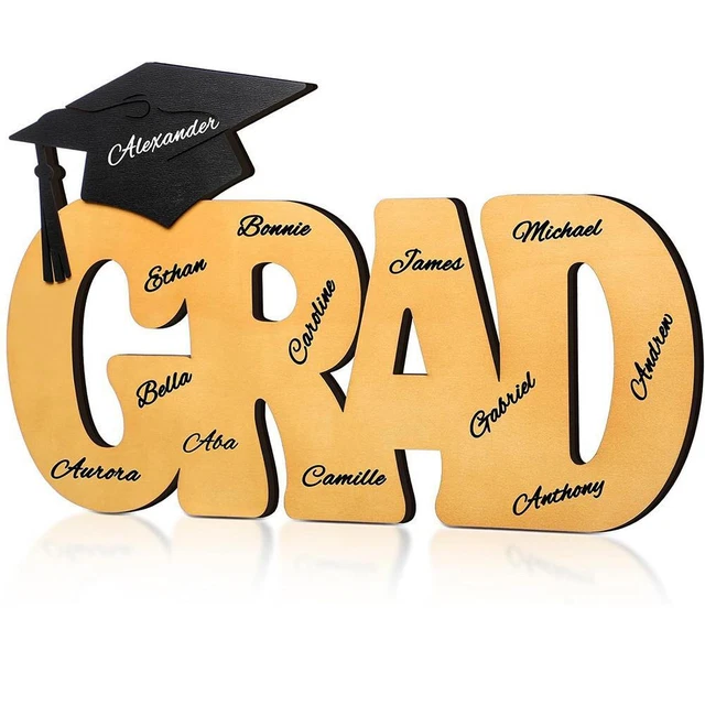 WOODEN GRADUATION SIGNATURE Board Class of 2025 Graduation New ...