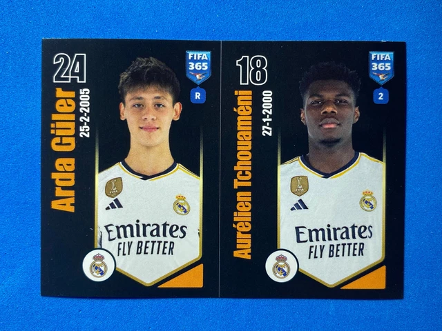 FIGURINE STICKERS PANINI Fifa 365 2024 n.174 Guler/Tchouameni (Real ...