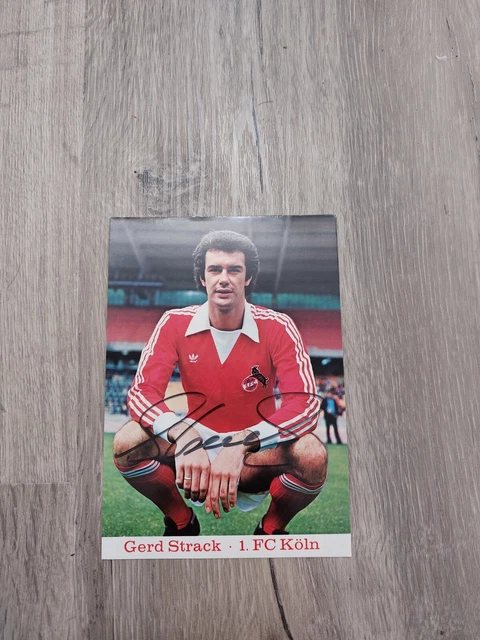 AUTOGRAMM AK AUTOGRAMMKARTE 1. FC Köln Gerd Strack EUR 19,99 - PicClick DE