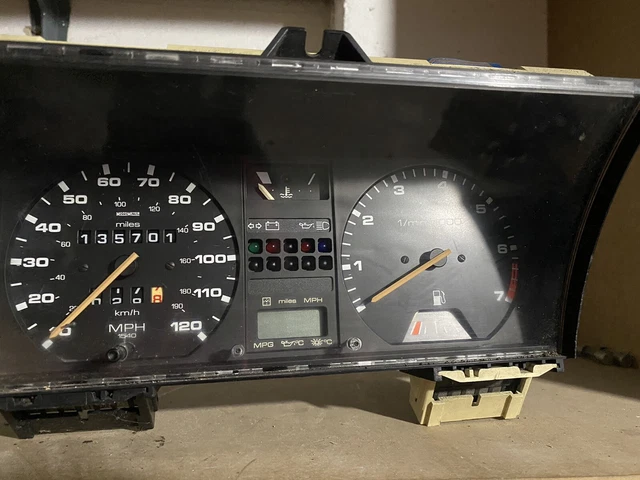 VW GOLF MK2 GTI Speedometer Rev Instrument Cluster Clocks MFA 120mph ...