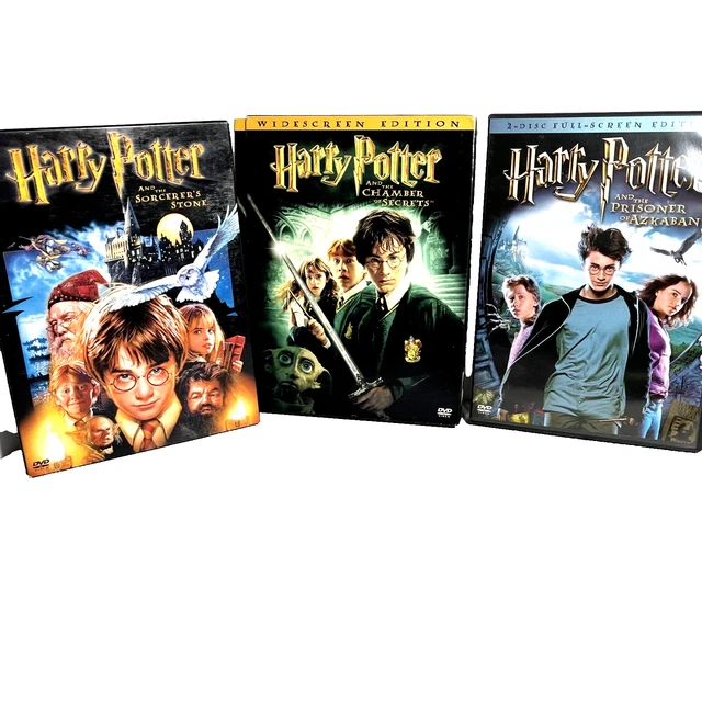 HARRY POTTER & Sorcerer's Stone, Chamber of Secrets + Prisoner of ...