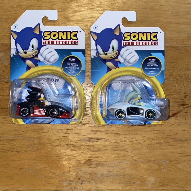 SONIC THE HEDGEHOG Die Cast Vehicle Shadow Dark Reaper And Silver ...