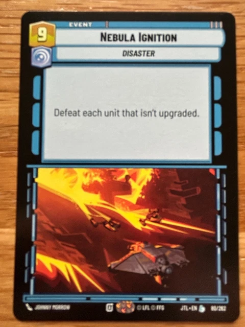 STAR WARS UNLIMITED Tcg Jtl Legendary Card: Nebula Ignition £2.00 ...
