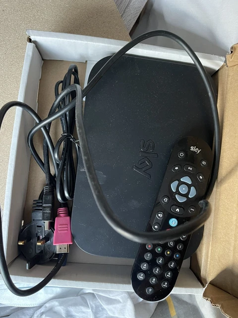 SKY Q MINI Box Model EM150- With Bluetooth Remote and Power Cable £39. ...