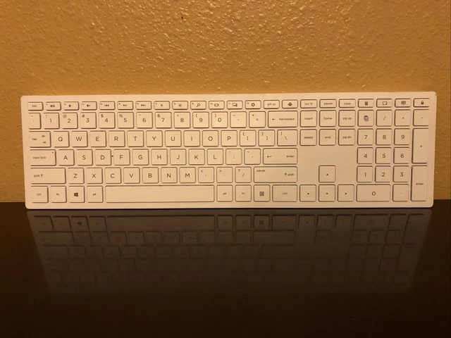 HP TPC-C002K 928924-001 Wireless Keyboard - No USB Receiver- White £35. ...