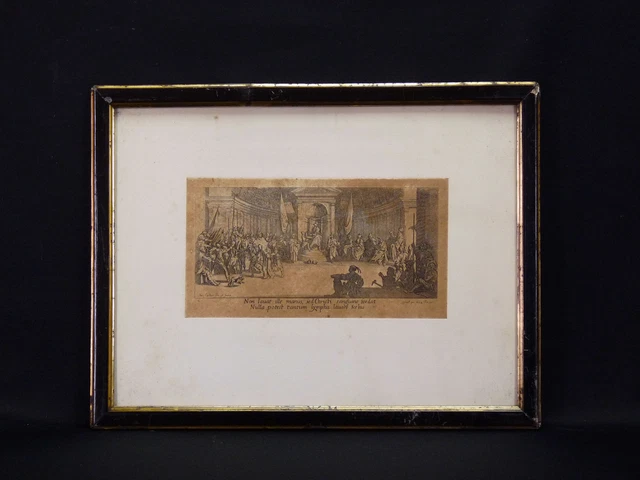 JACQUES CALLOT (1592-1635) Gravure ancienne Radierungen acquaforte ...