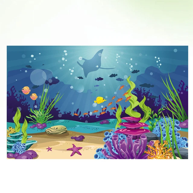 UNDER SEA WORLD Backdrop Underwater Scene Photographic Ocean £10.75 ...