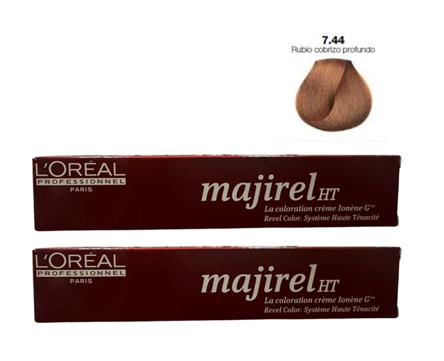 RUBIO COBRIZO PROFUNDO TONO 7.44 - Majirel Loreal ProfessionaL EUR 4,95 ...