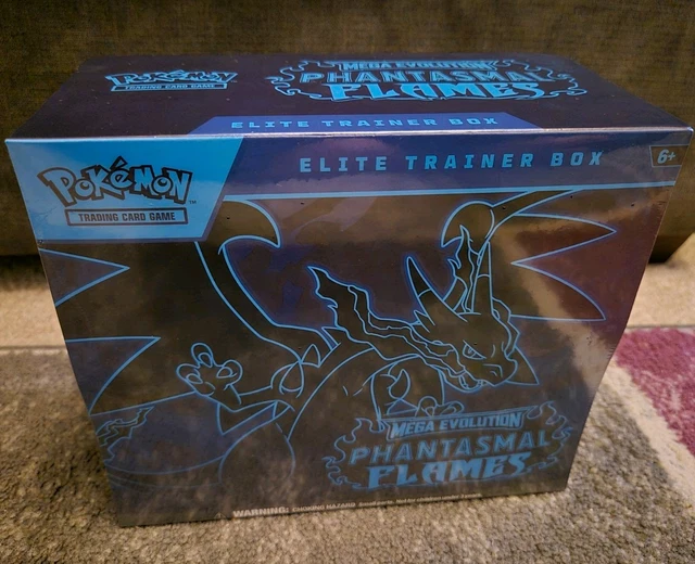 POKÉMON TCG PHANTASMAL Flames ETB Sealed Elite Trainer Box New £73.50 ...