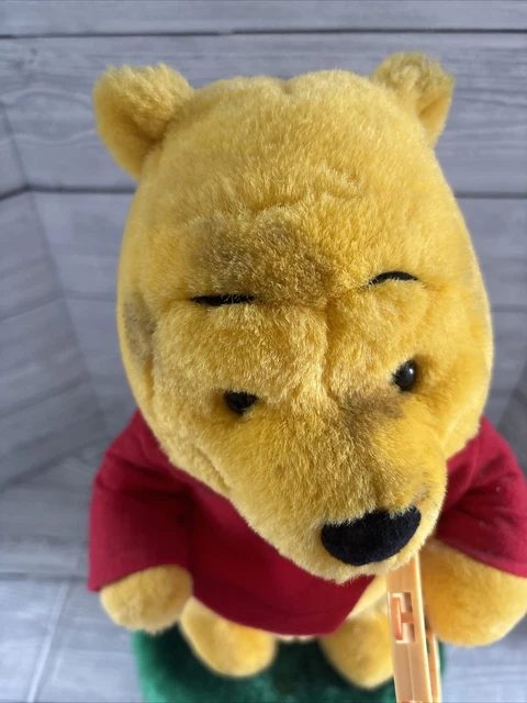 DISNEY WINNIE THE Pooh Singing and Dancing With Tambourine Thinkway ...