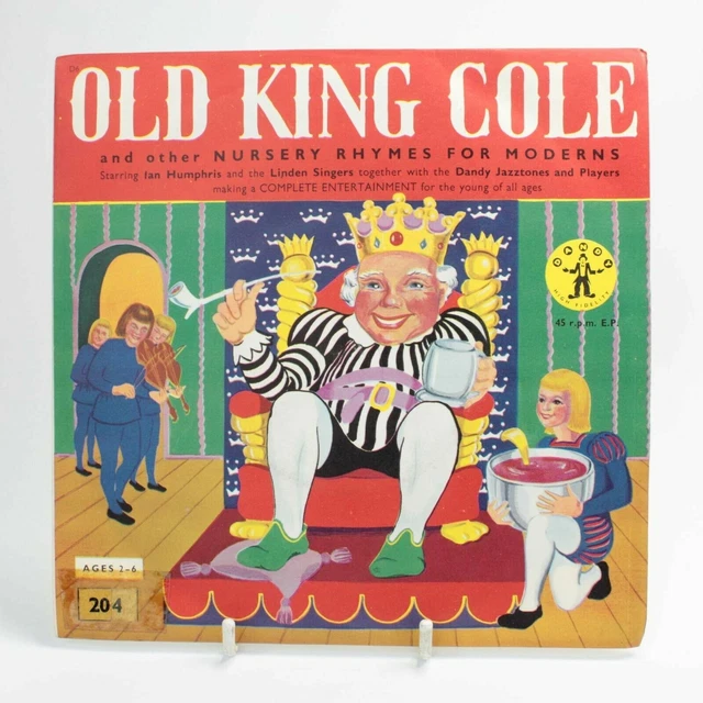 VINTAGE OLD KING Cole Nursery Rhymes Dandy Records 7 pouces disque ...