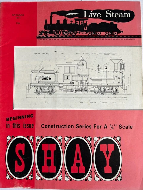 LIVE STEAM MAGAZINE Blueprints Plans Photo etc...Pour Modelar EUR 8,71 ...