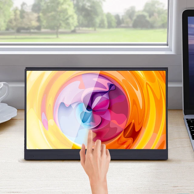 PORTABLE MONITOR TOUCHSCREEN Multiple Modes Highly Sensitive Touch ...