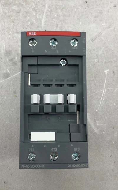 NEW ABB AF40-30-00-41 CONTACTOR 24-60V DC 50/60Hz 70A 3:18.5kW-400V AC ...