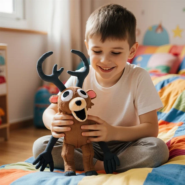 99 NIGHTS IN The Forest Plush Toy,The Deer Villain Collectible Soft Toy ...
