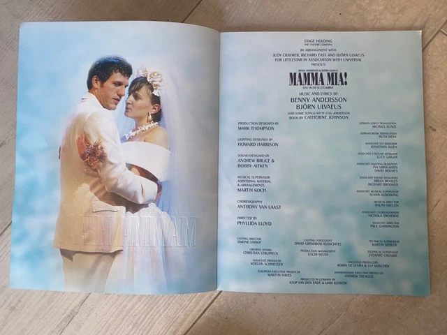 MAMMA MIA! DAS Musical mit den Hits von ABBA Programmheft Neuwertig EUR ... MAMMA MIA! DAS Musical mit den Hits von ABBA Programmheft Neuwertig EUR ...