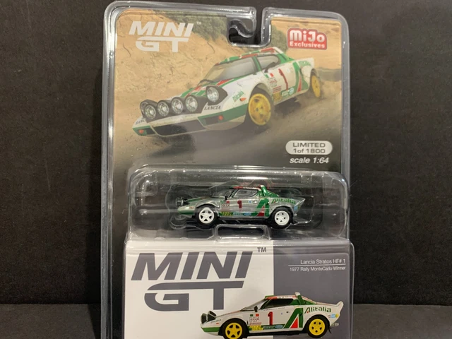MINI GT LANCIA STRATOS HF 1977 Rally Montecarlo Vincitrice #1 MGT00422 ...