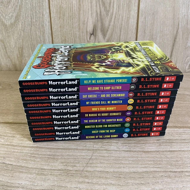 GOOSEBUMPS HORRORLAND BOOKS Set By R.L Stine : Books 1 -10 Collection ...