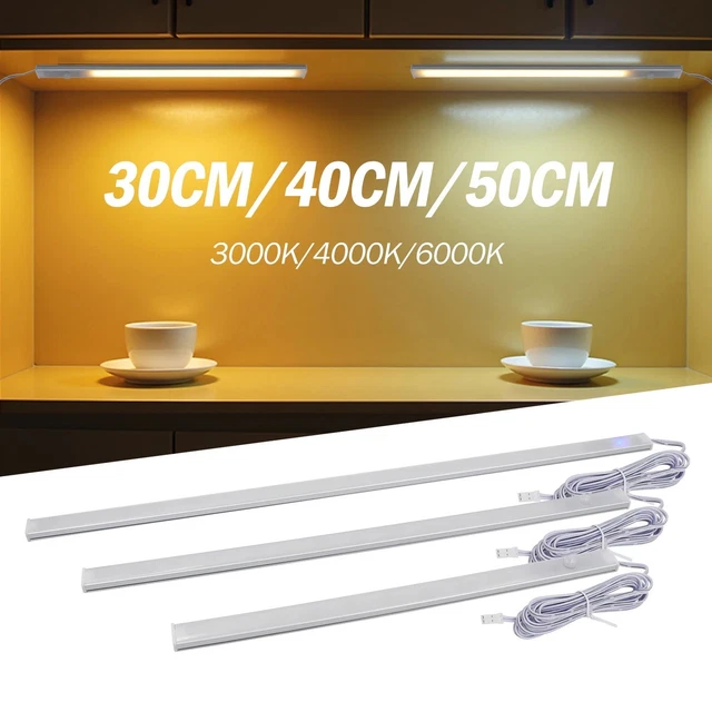 LED UNDER CABINET Light Bar Motion Sensor Dimmable Kitchen Lamp £15.98 ...