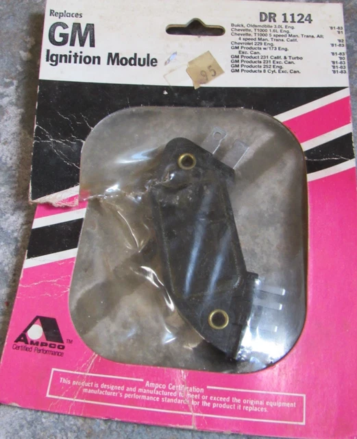 NOS WELLS AMPCO DR 1124 GM Ignition Module Buick Olds 1980's Chevette ...