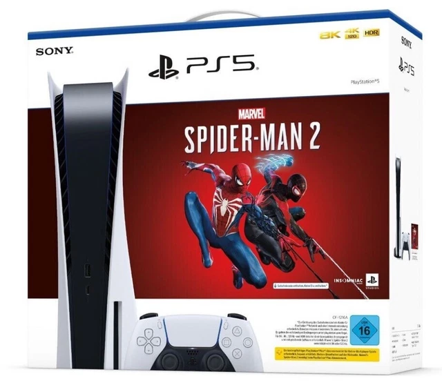 Sony Playstation 5 Konsole Marvels Spider Man 2 Bundle Ps5 Konsole