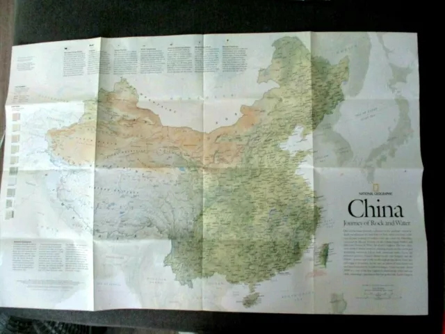 CHINA - 2008 National Geographic Map - Journey of Rock and Water $6.77 ... CHINA - 2008 National Geographic Map - Journey of Rock and Water $6.77 ...