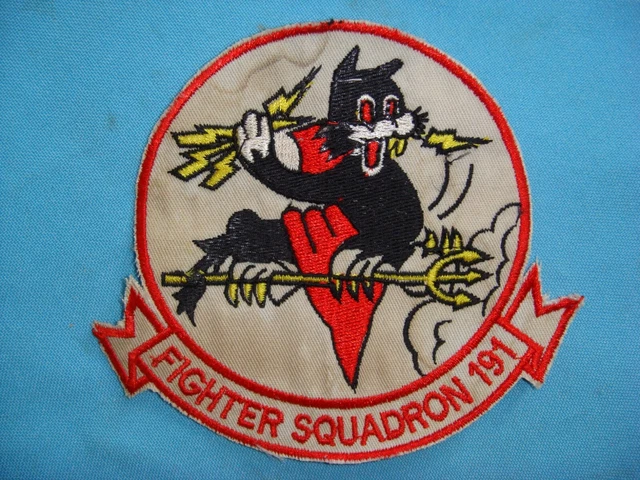 VIETNAM WAR PATCH, Us Navy Vf-191 Fighter Squadron ( F-8 Crusader ) £11 ...