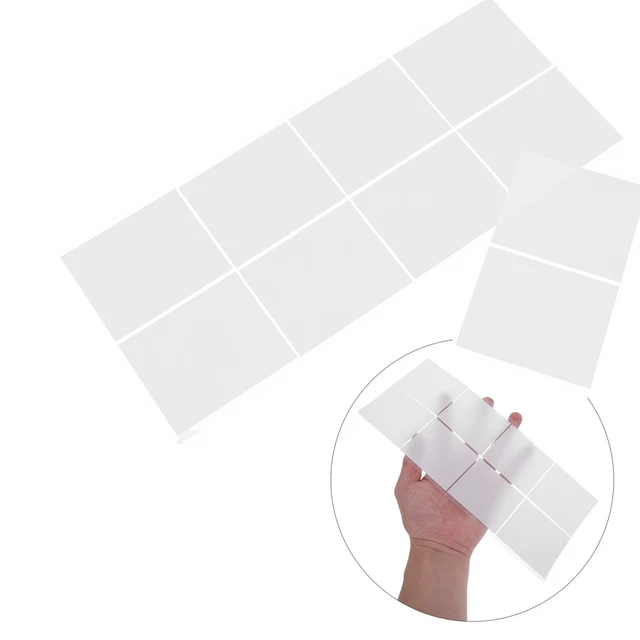 10PCS LED LIGHT Diffuser Film, White Plastic Sheets with Adhesive, Soft ...
