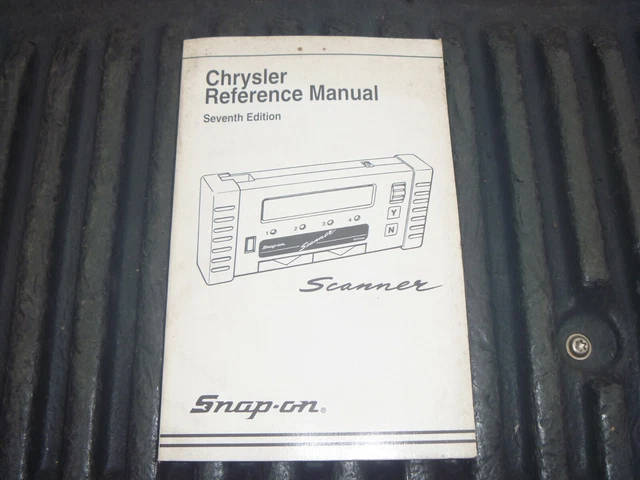 SNAP-ON 7TH ED. Ford Reference Manual Scanner $20.73 - PicClick CA