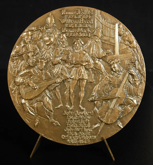 MÉDAILLE MUSIQUE ÈRE élisabéthaine John Dowland Music Élisabeth Ire 81 ...