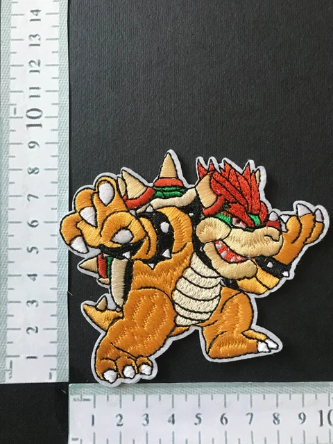 PATCH BOWSER SUPER mario bros toppa termoadesiva antagonista Koopa King ...