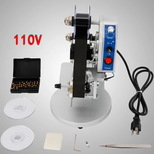 MANUAL DATE CODE Printer Ribbon Coding Hot Stamp Hot Foil Stamping ...