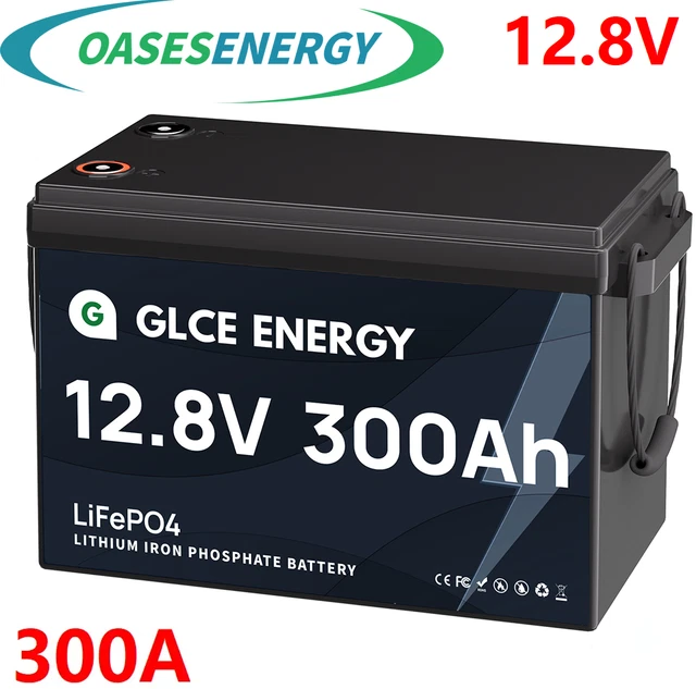 12V 300AH LIFEPO4 Lithium Battery Deep Cycles 200A BMS for RV Solar ...