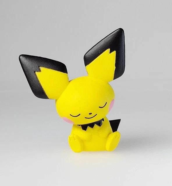 PICHU POKEMON KATAZUN Mini Figure Japanese Toy Takara Tomy From Japan F ...