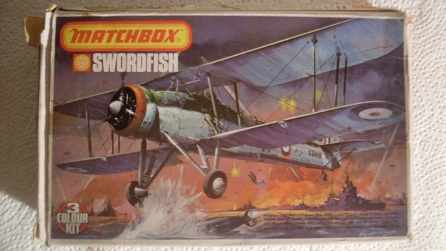 MATCHBOX PK-112 1/72 Fairey Swordfish 70s 3 Farben Kult gut lesen ...