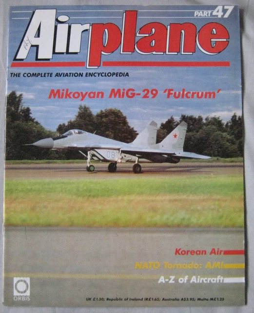 AIRPLANE ISSUE 47 Mikoyan-Gurevich Mig-29 'Fulcrum' Cutaway drawing ...