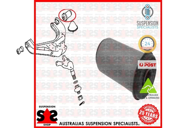 LOWER FRONT AXLE Mounting, Control/Trailing Arm Suit MITSUBISHI Pajero 2.8 TD EUR 24,92 ...