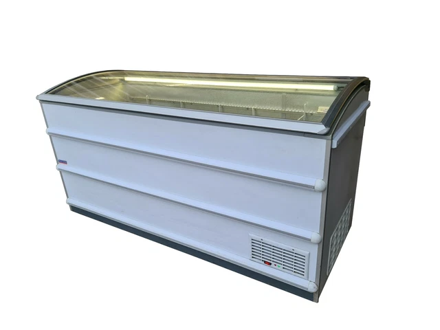 NOVUM COMMERCIAL CHEST Freezer, Lift-Up Glass Lid LED Display Freezer ...