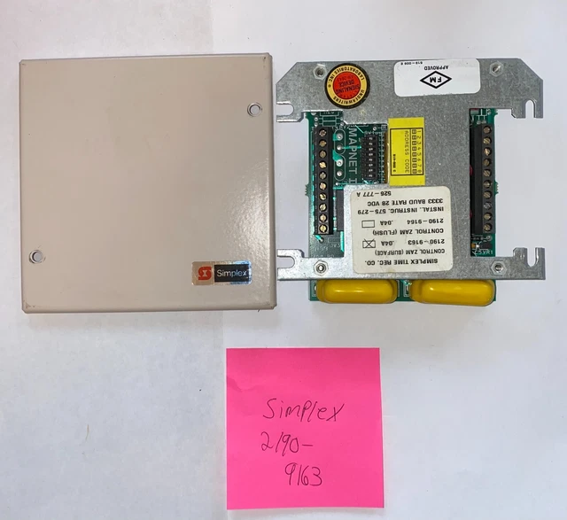 SIMPLEX 2190-9163 ZONE Addressable Mapnet Relay Module Used $200.00 ...