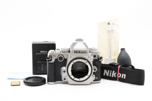 NIKON DF 16.3MP Digital Full Frame Camera Body Silver From Japan (Near ...