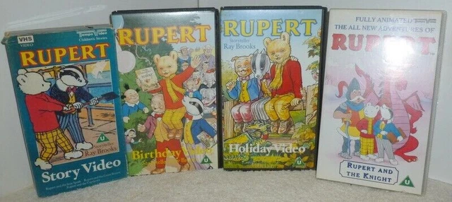 RUPERT THE BEAR VHS Video - Story - Birthday - Holiday - Knight £11.52 ...