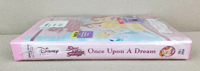 DISNEY PRINCESS SING Along Songs Vol. 1 Once Upon a Dream VHS NOS ...