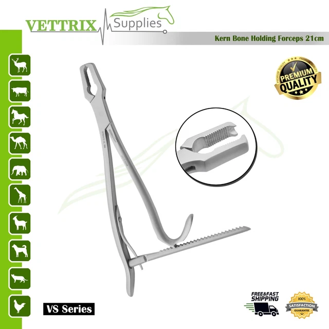 KERN BONE HOLDING Forceps 21cm Orthopedic Surgical Instruments. $119.99 ...