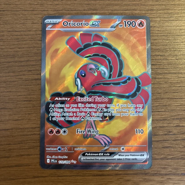 POKÉMON TCG ORICORIO EX 110/094 Phantasmal Flames Full Art £17.02 - PicClick UK