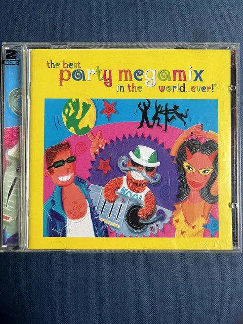 The Best Party Megamix In World Ever Used 44 Track Compilation Cd 70s