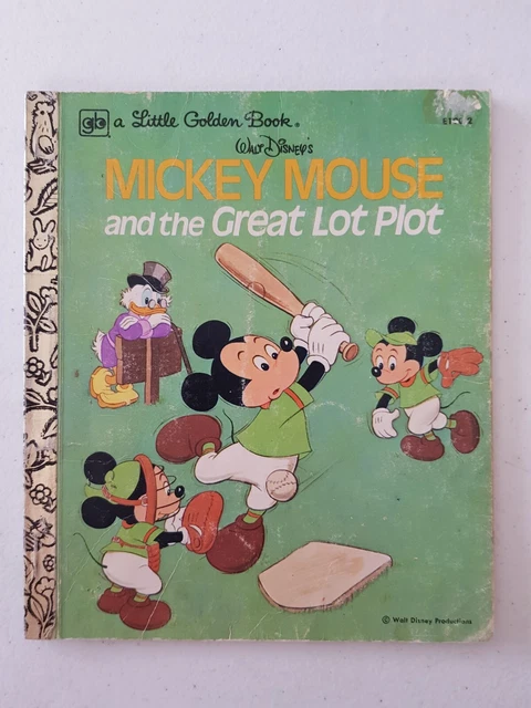 LITTLE GOLDEN BOOK - Walt Disney's Mickey Mouse And The Great Lot Plot ...