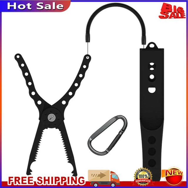 FISH LIP GRABBER Plier Controller Holder Clamp Fishing Tongs Gripper ...