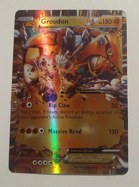 POKÉMON EX RULE Groudon 180 PV 85/160 Brillante EUR 3,30 - PicClick FR